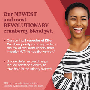 KILLER CRANBERRY Urinary Tract Supplement - Eu Natural